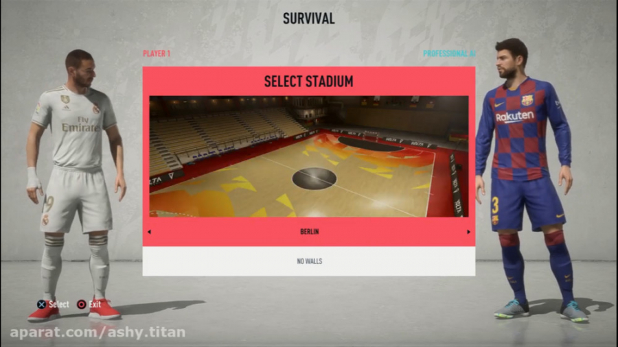 گیم پلی ولتا (فیفا20) fifa20 volta V