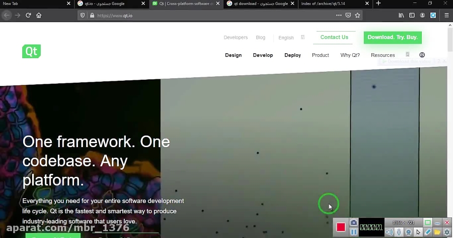 اموزش Qt (جلسه اول اشنایی با Qt و کار با Qt Creator)