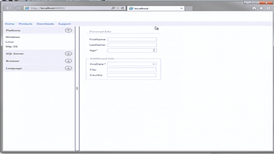 استفاده از FormLayout دوو اکسپرس در ASP.NET MVC
