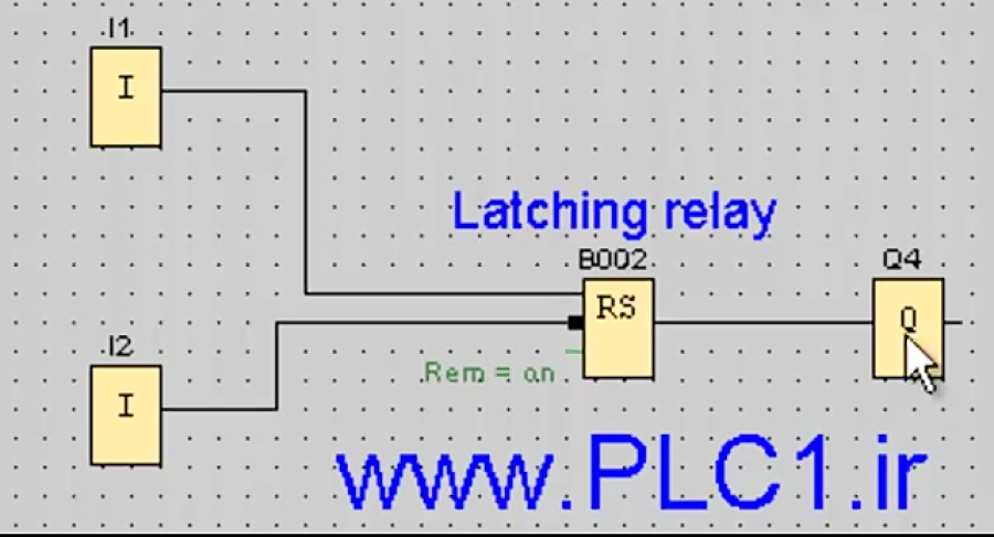 آموزش لوگو 6 زیمنس - 29 - Latching Relay