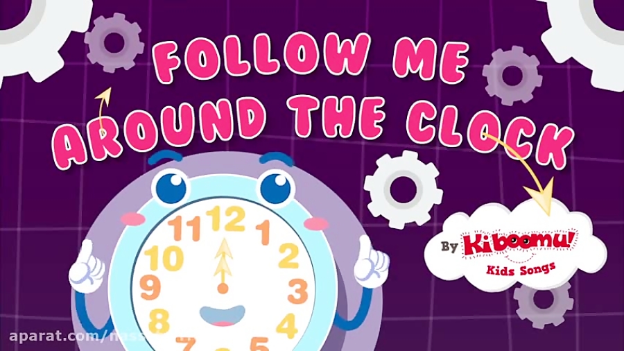 Follow Me Around the Clock Song for Kids