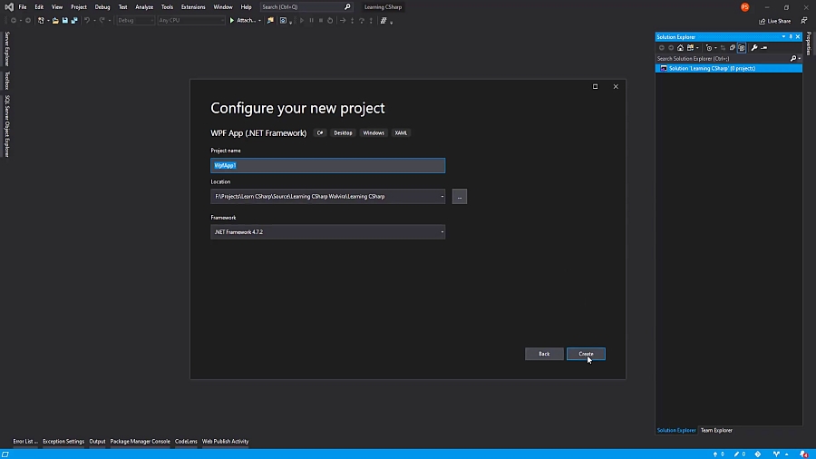 آموزش اجرای انیمیشن در XAML با window loaded event (آموزش WPF)