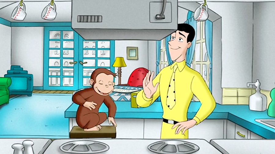 کارتون curious george قسمت dj george (زبان اصلی)