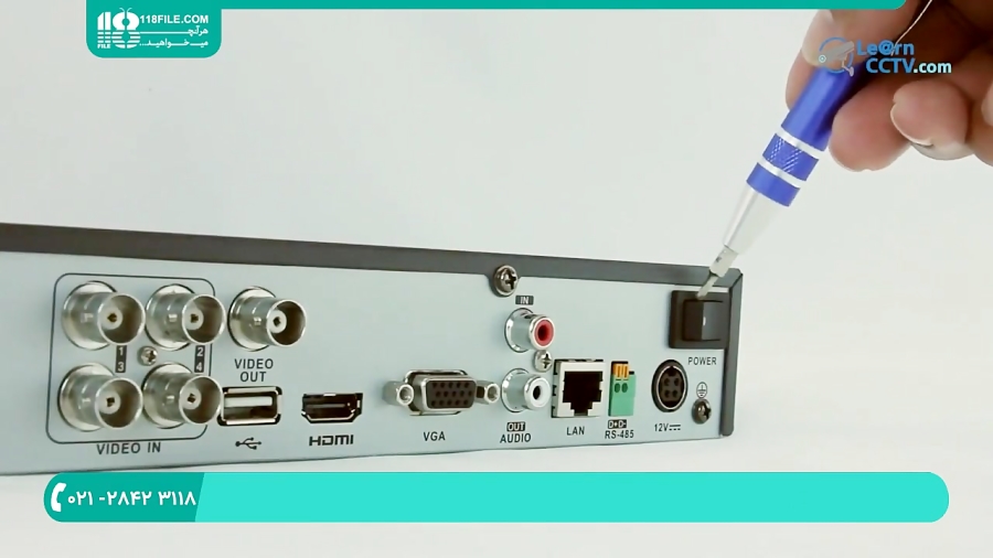 آموزش نصب دوربین مداربسته به دستگاه dvr وتوضیحاتی راجب dvr