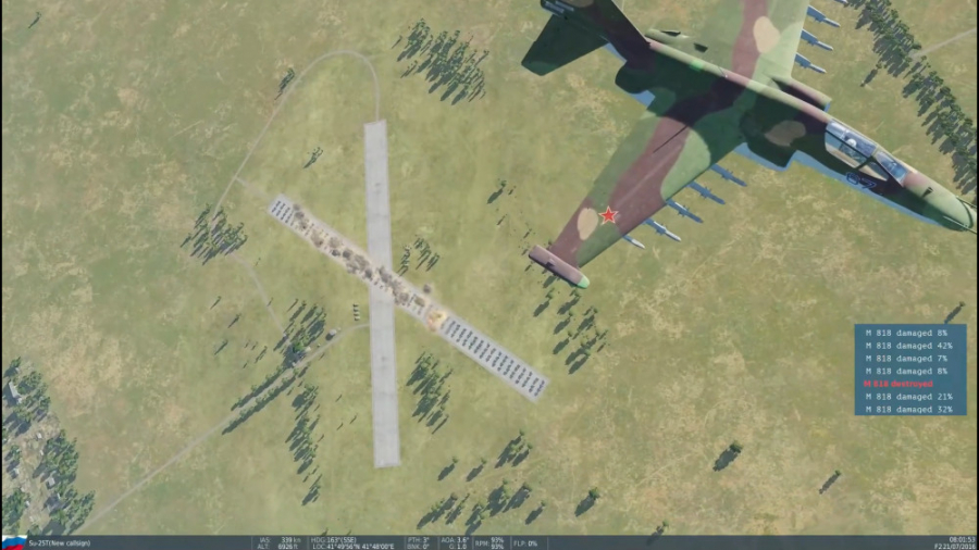 آموزش هواپیمای سوخو 25 (قسمت دهم) بمباران به شیوه CCIP و CCRP