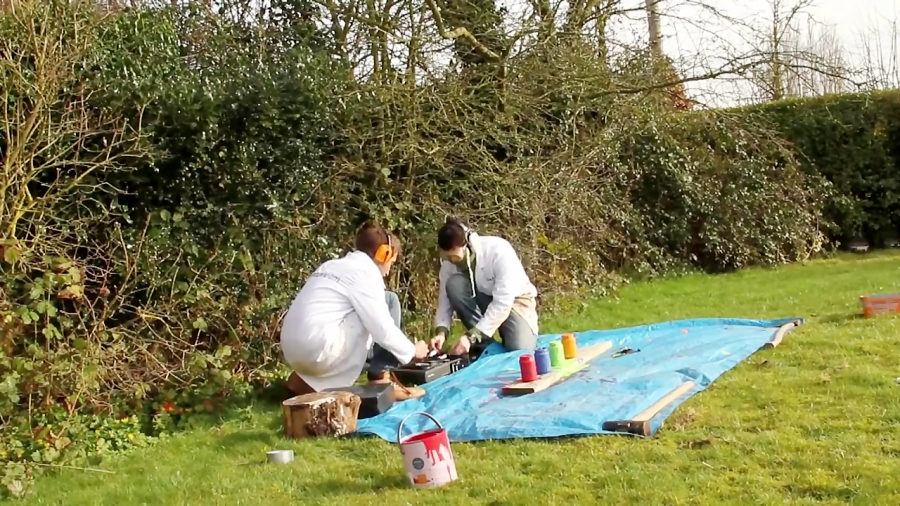 Giant Paint Explosion - The Slow Mo Guys