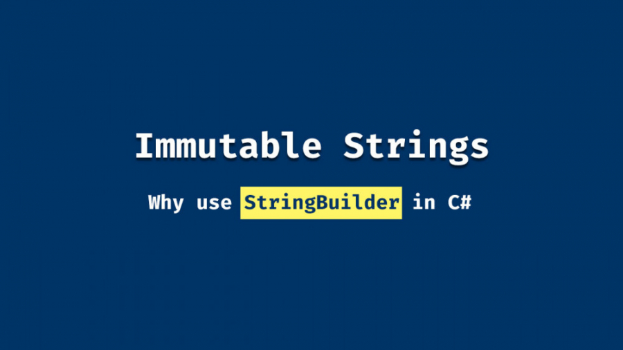 بررسی Immutable بودن string در سی شارپ