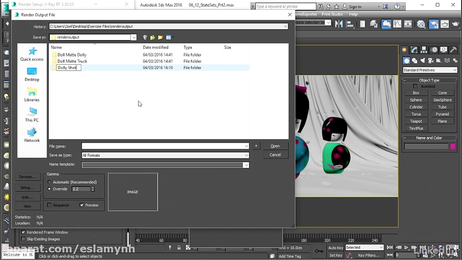0708.LYNDA VRAY RT.Rendering out of state sets - Part 2