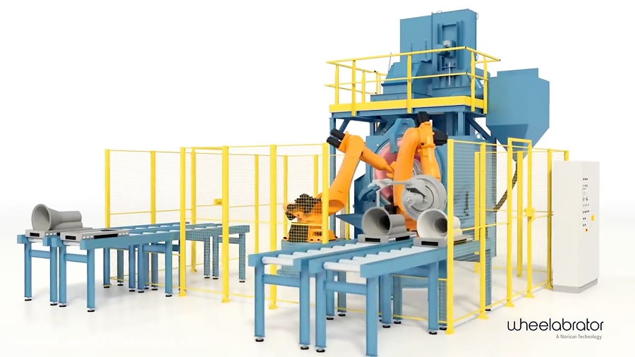 Wheelabrator Robot Gripper Shot Blast Machines