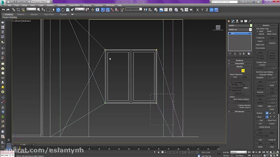 005 modeling window frame 1