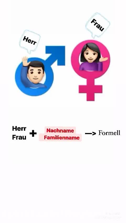 Herr و Frau در الماني