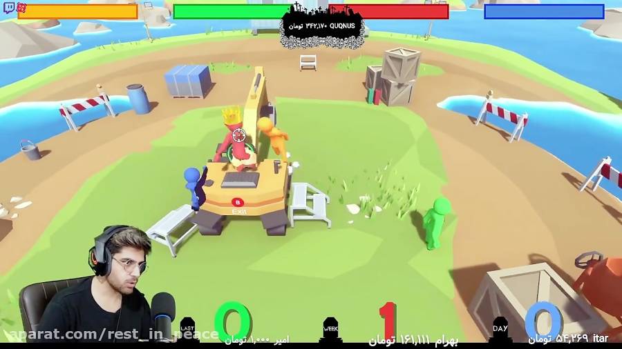 پارت 2 گیم پلی Havocado Ragdoll Fighter ام اچ خر