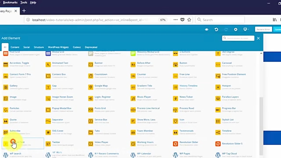 History Timeline element - XTRA WordPress Theme
