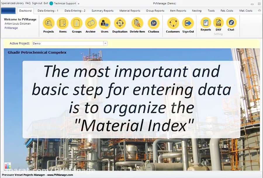 5-1 Organizing Material Index (ساماندهی ایندکس متریال)