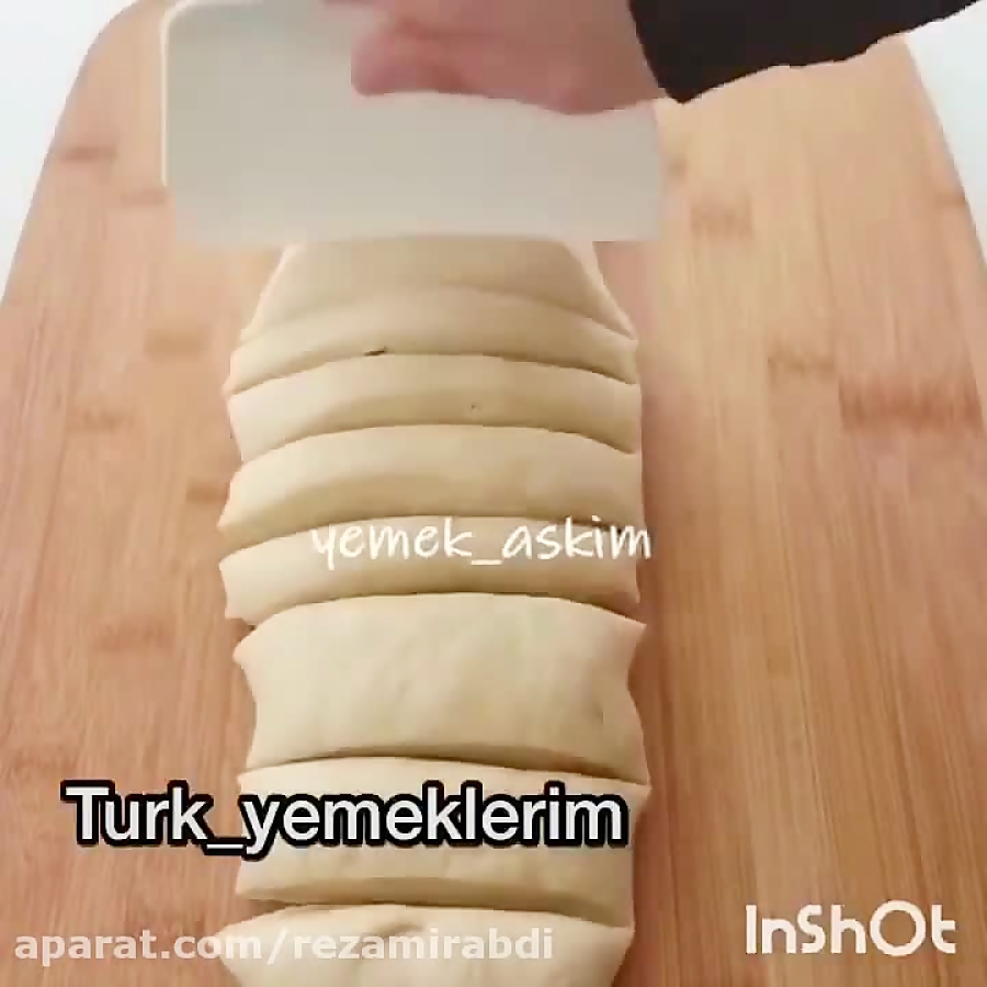 پخت نان * ایده شکل دادن به خمیر