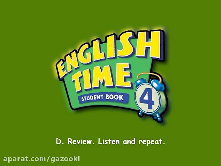 English Time 4 Unit 5 Conversation Time D