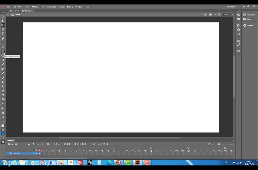 تولید محتوا درس 1 ADOBE ANIMATE