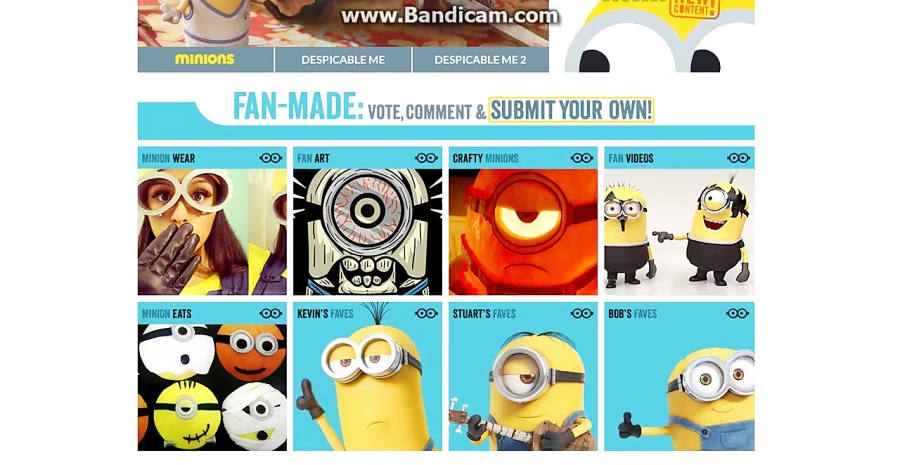 وبسایت های مخصوص انیمیشن ها-وبسایت مخصوص انیمیشنminions