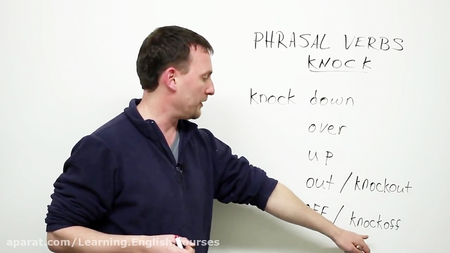 'Knock' in Phrasal Verbs - knock out, knock up, knock over