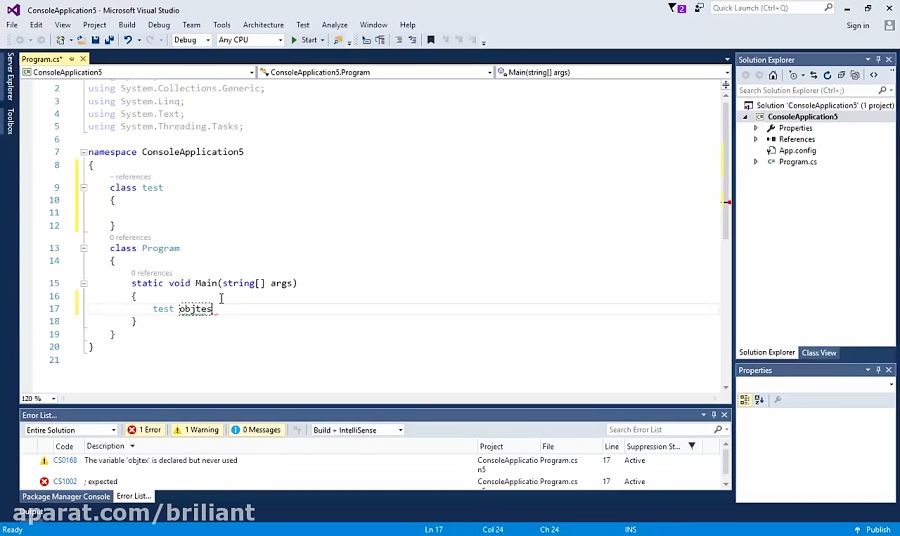 آموزش #C برای مبتدیان: قسمت 27