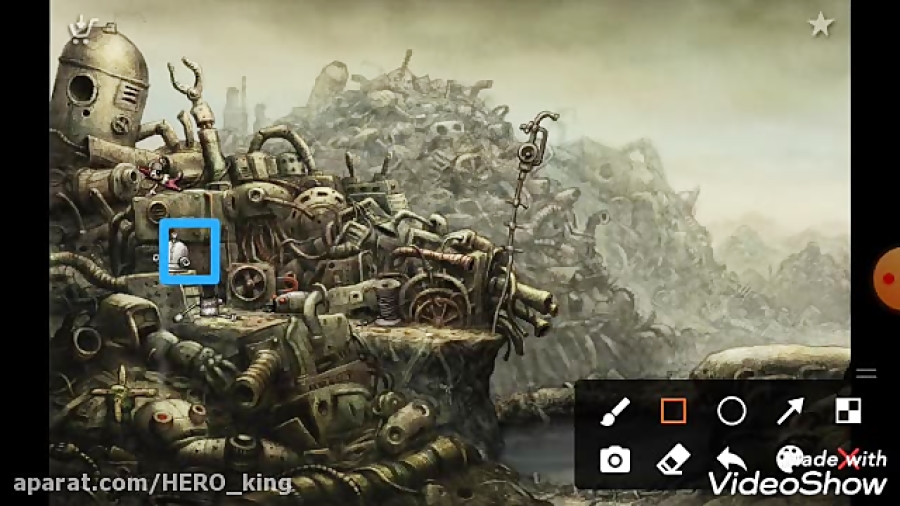 مرحله اول بازیMMK_KING_aparat...Machinarium Demo...