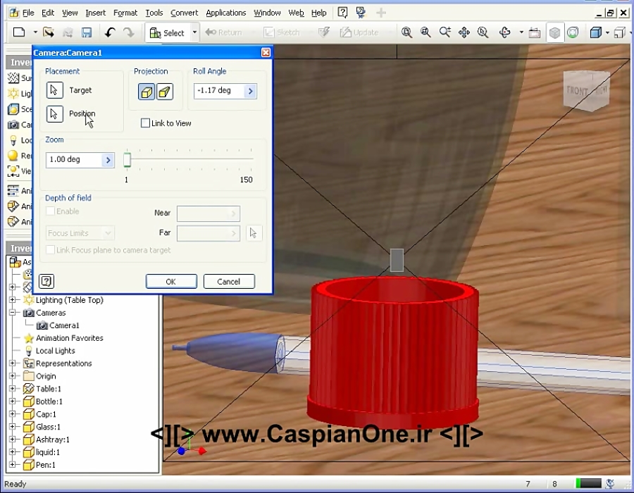 Autodesk Inventor Tutorial 2011 - 169 Cameras