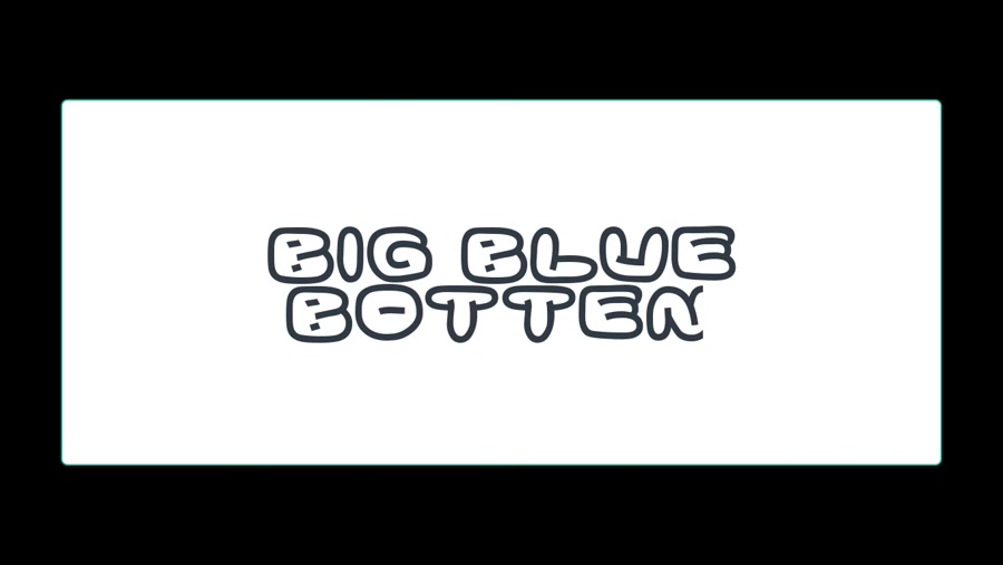 big blue butten