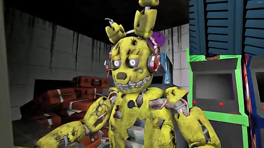 SPRINGTRAP vs NIGHTMARE | FNAF SFM