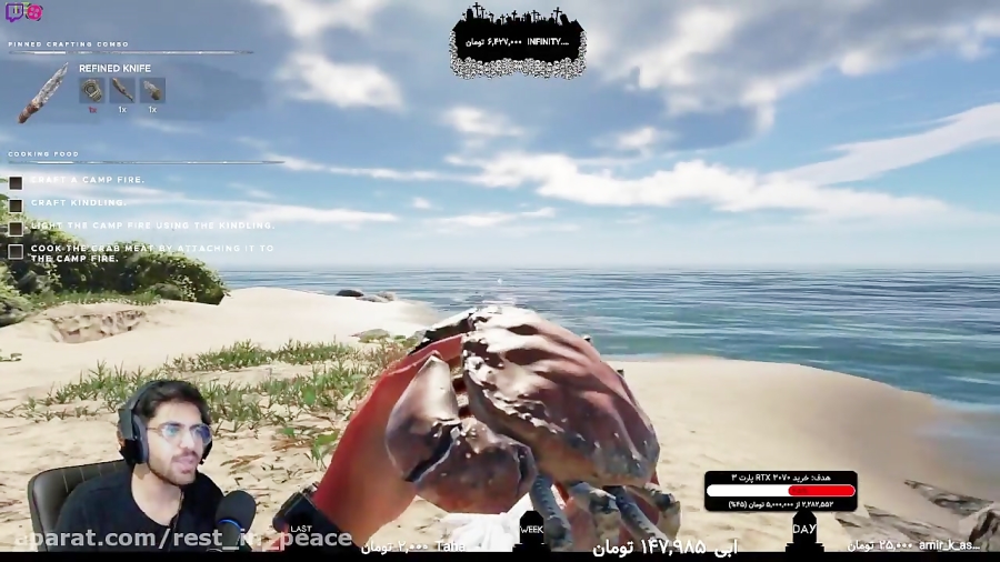 پارت 1 گیم پلی Stranded Deep شبیه ساز فیلم Cast Away