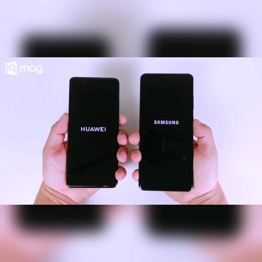 مقایسه سرعت دو پرچمدار p40pro و s20