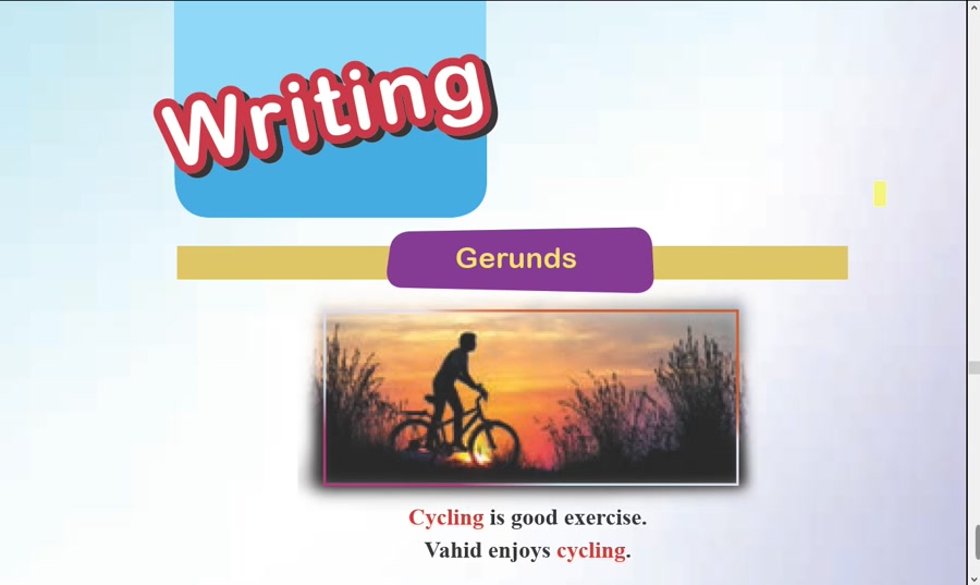 Vision 2 - lesson 2 - writing - part 1