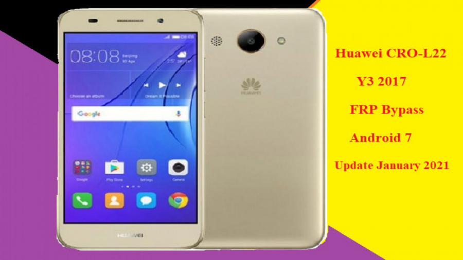 حذف FRP هوآوی Y3 2017 | آموزش حذف Huawei CRO-L22 FRP