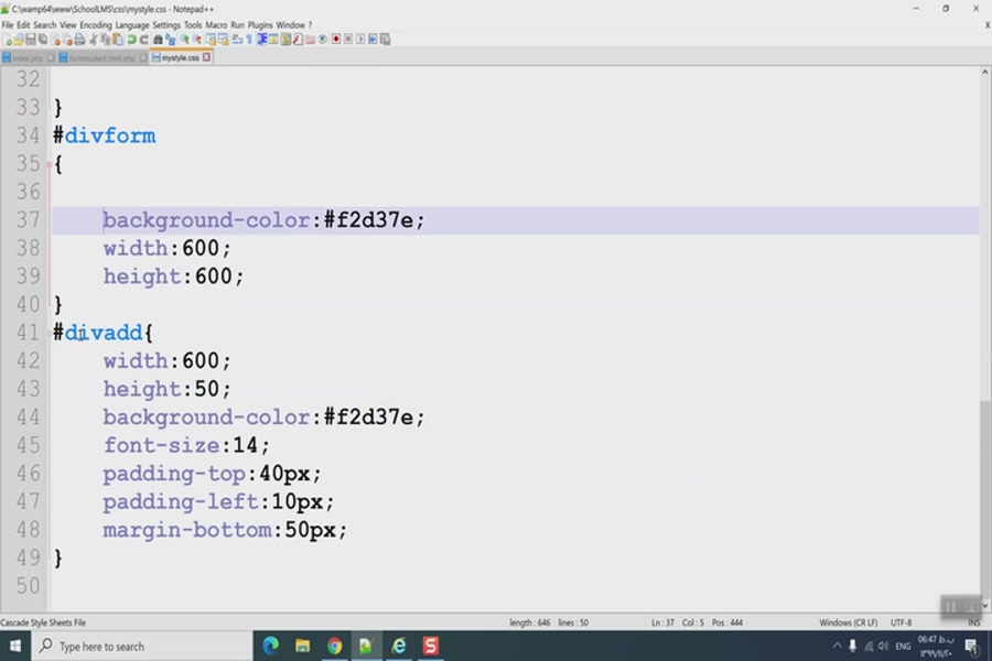 فصل ششم درج اطلاعات در پایگاه داده قسمت دوم
