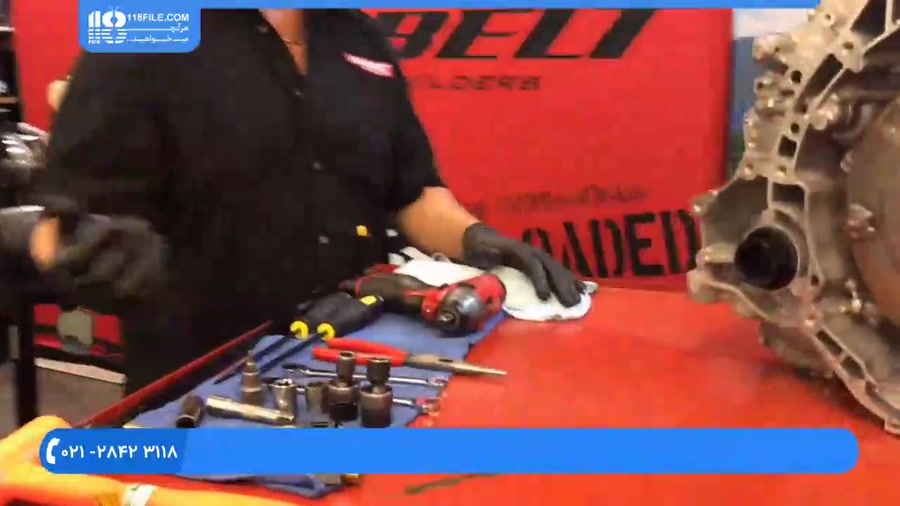 آموزش تعمیر انواع گیربکس _ باز کردن و بررسی گیربکس اتوماتیک CVT نیسان سنترا