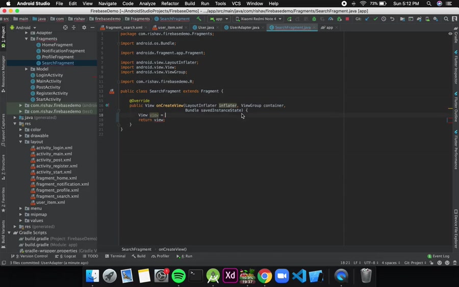 Firebase Android Tutorial 21 - Instagram Like App using Firebase (Part 13)