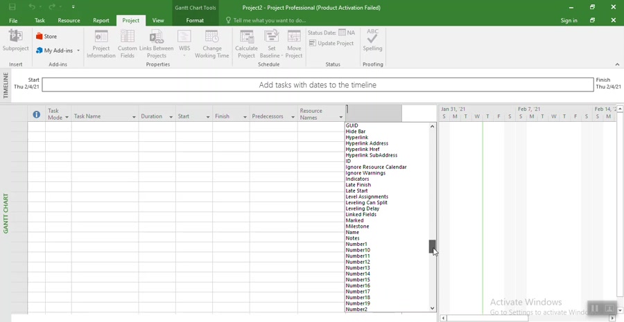 دوره کامل مقدماتی آموزش MS Project 2019