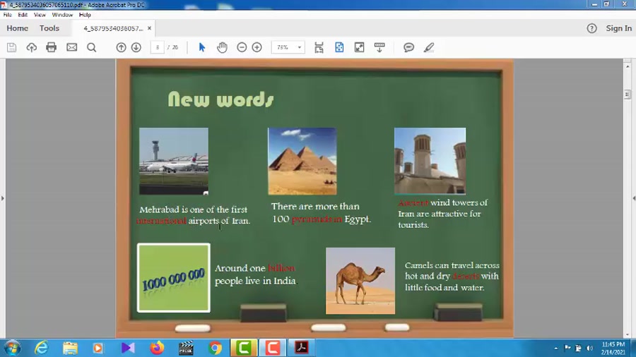 English 2 lesson 2 new words and expression