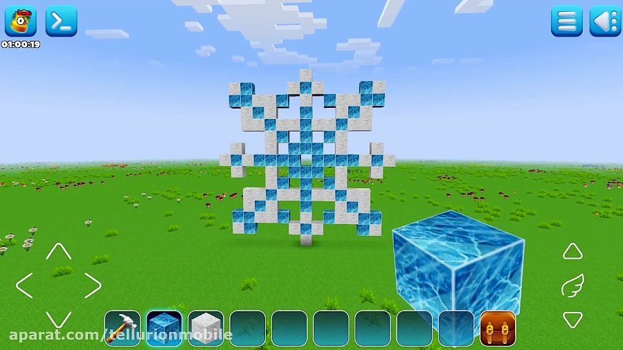 REALMCRAFT || ️ Snowflake Build ️ || SEEDS || Free Minecraft Style Game