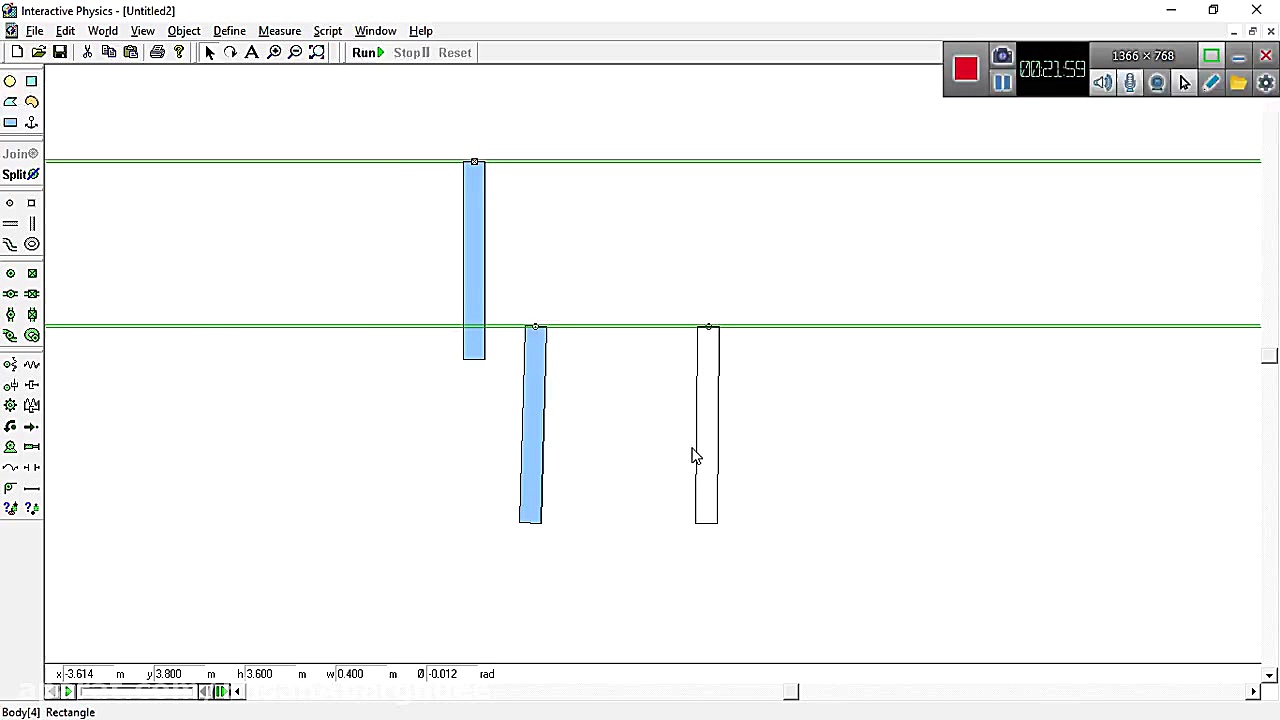 آموزش مقدماتی نرم افزار Working model 2D - Interactive Physics