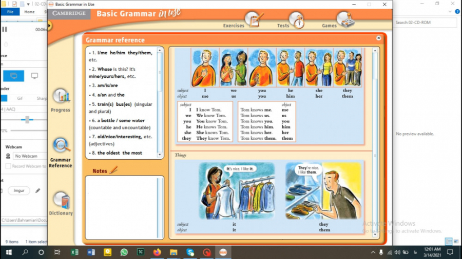 اینگلیسی گرامر این یوز درس 1