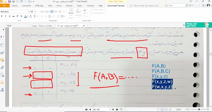جلسه 6 درس مدارهای منطقی ـ گروه مهندسی کامپیوتر
