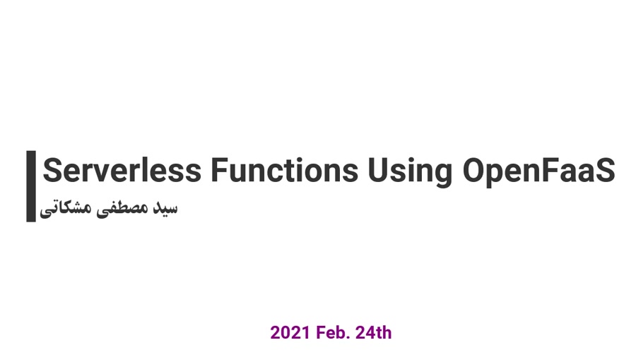 Serverless Functions Using Openfaas