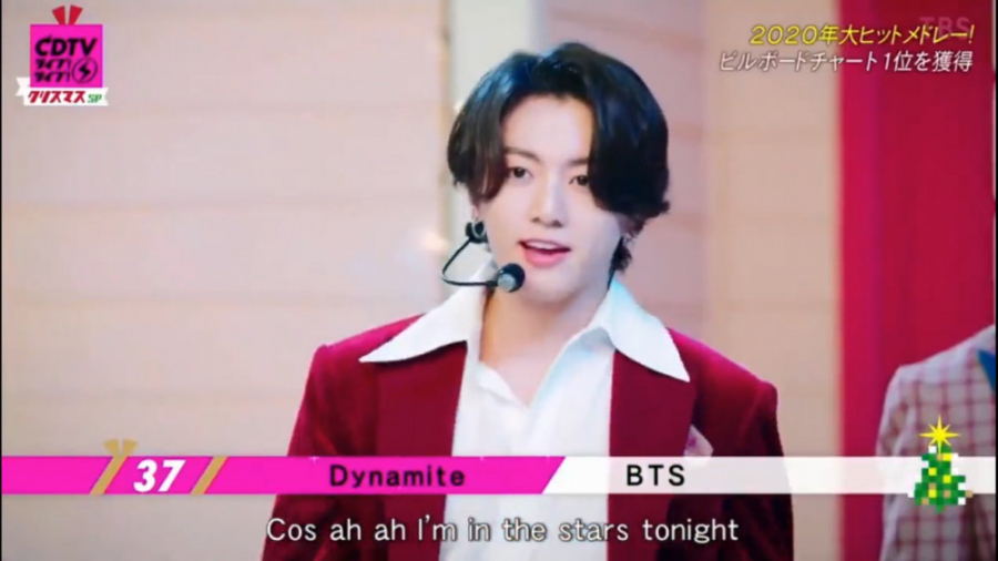 اجرای آهنگ Dynamite از (bts)در برنامه CDTV LIVE