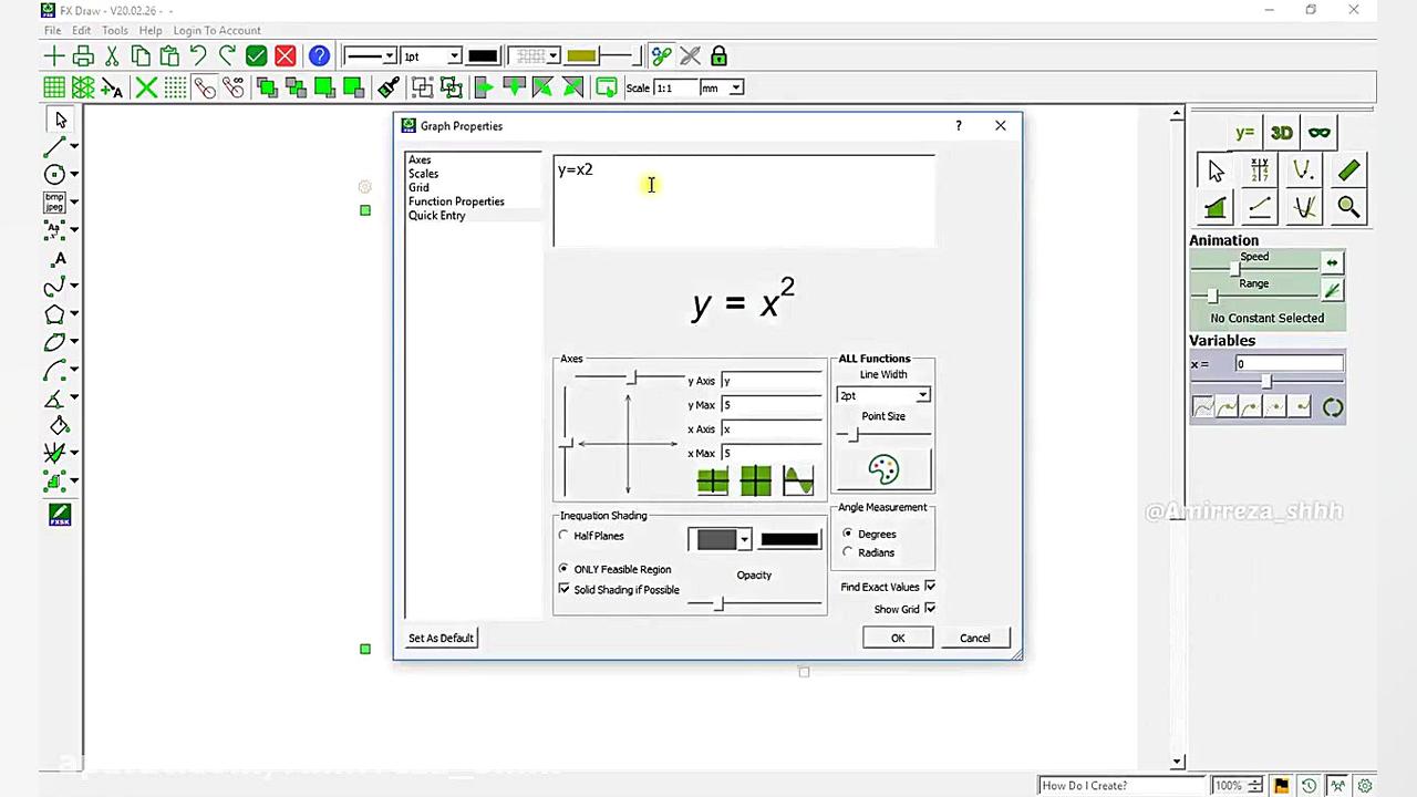 آموزش نرم افزار Fx Draw - قسمت چهارم - نرم افزار رسم و ترسیم اشکال هندسی