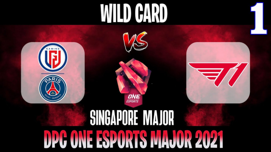 PSG.LGD vs T1 Game 1 | Bo2 | Wild Card ONE Esports Singapore Major 2021