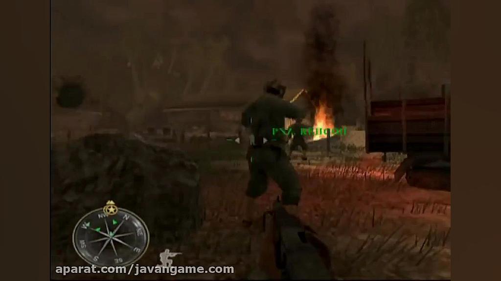 گیم پلی بازی Call of Duty - World at War - Final Fronts برای PS2