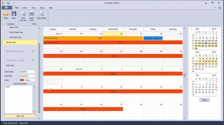 استفاده از کامپوننت DevExpress WinForms Accordion Control