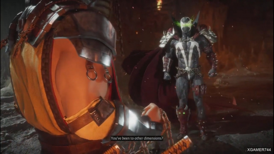 Mortal Kombat 11 - SCORPION vs SPAWN (very hard)