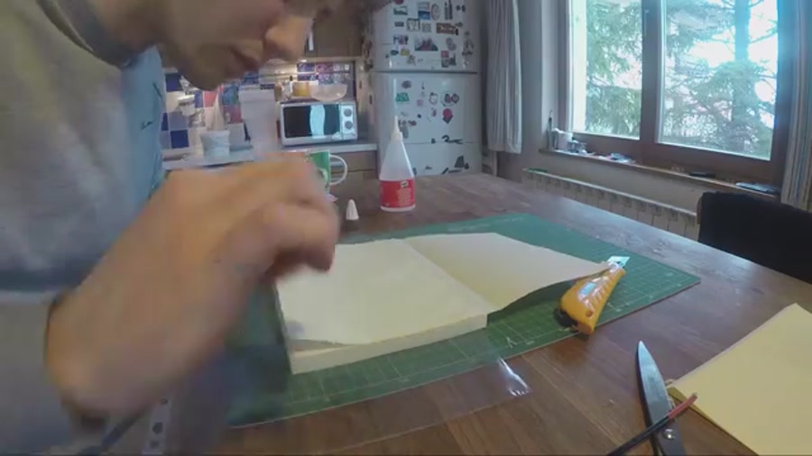 Bookbinding DIY making a notebook from scratch