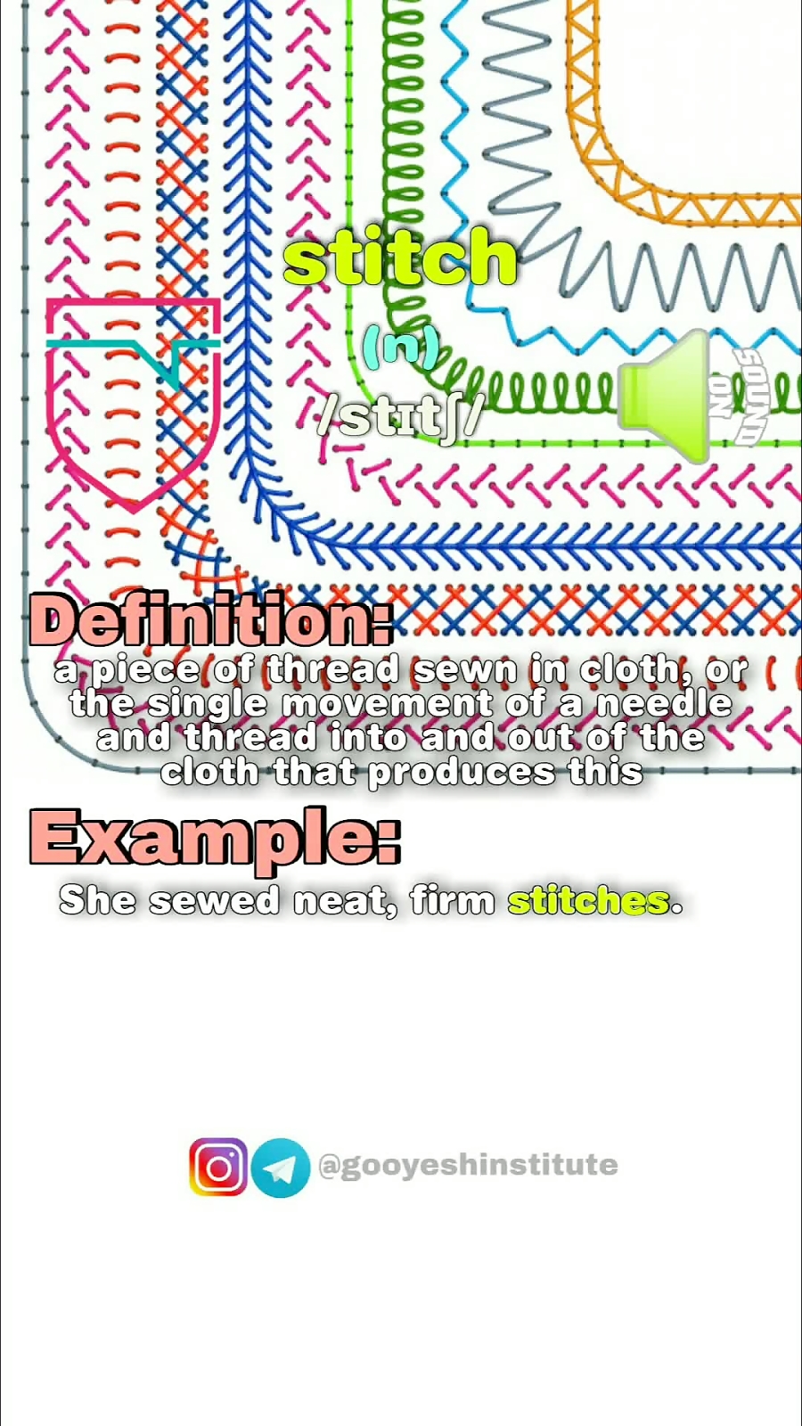 Vocabulary - Stitch